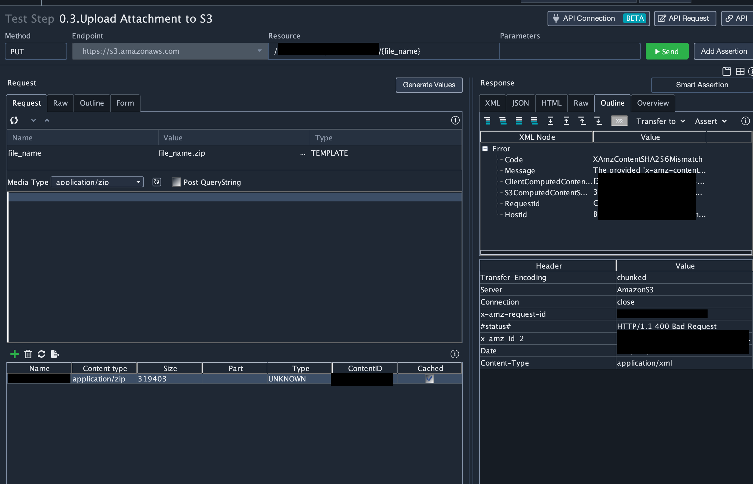 Upload File To Aws S3 Bucket Error Due To Aws Signature Problem Smartbear Community